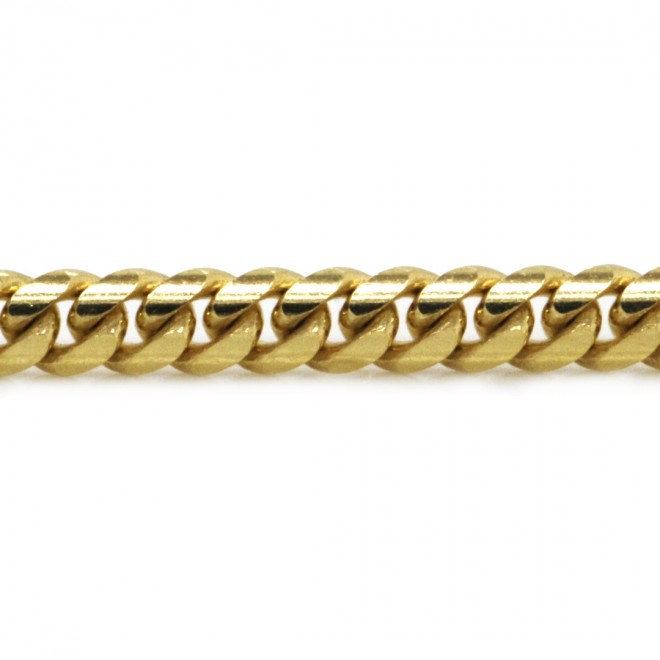 14k Yellow Gold Miami Cuban Link 4mm, 22" Chain Necklace - Miami Cuban ...