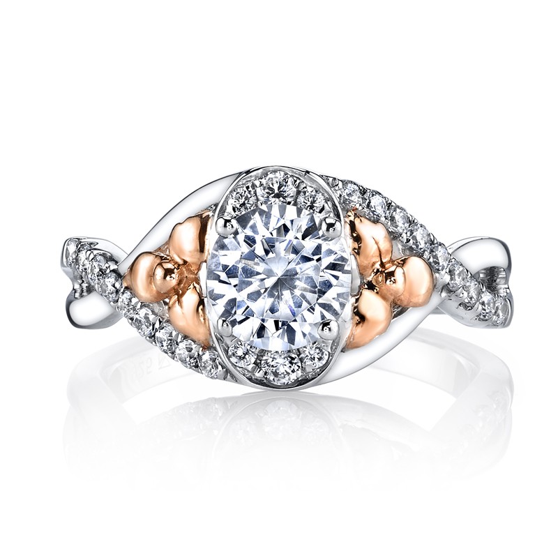 MARS Diamond Engagement Ring 0.29 Ctw.